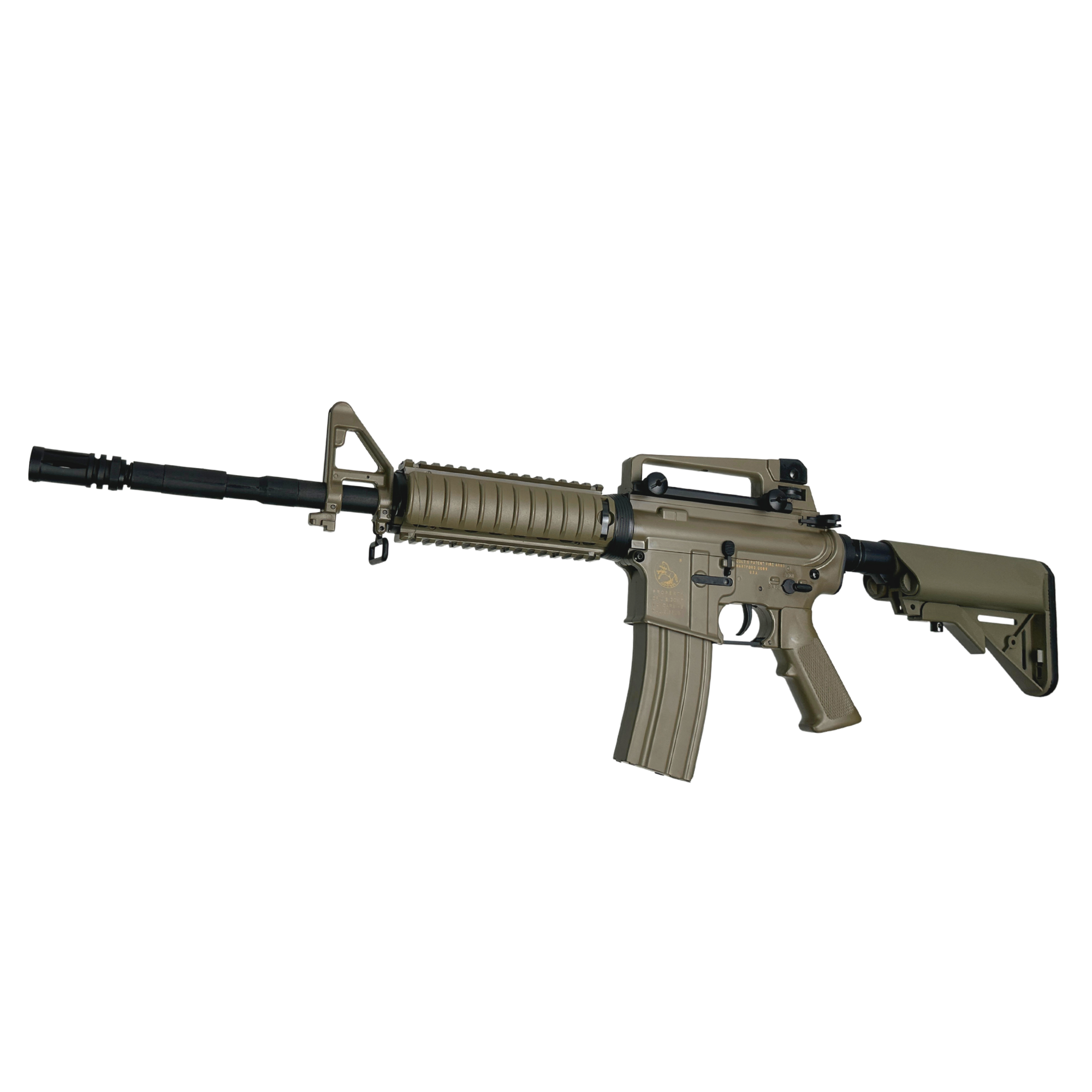 Double Bell "Value Line" M16 Quad Rail TAN - Gel Blaster – Gel Ball ...